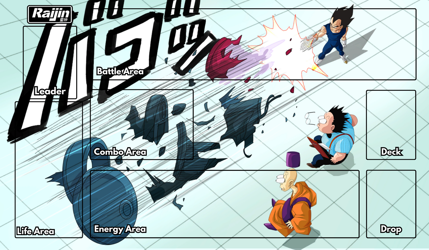 Playmat Dragon Ball Fusion World - Vegeta strength test – Loja do Raijin
