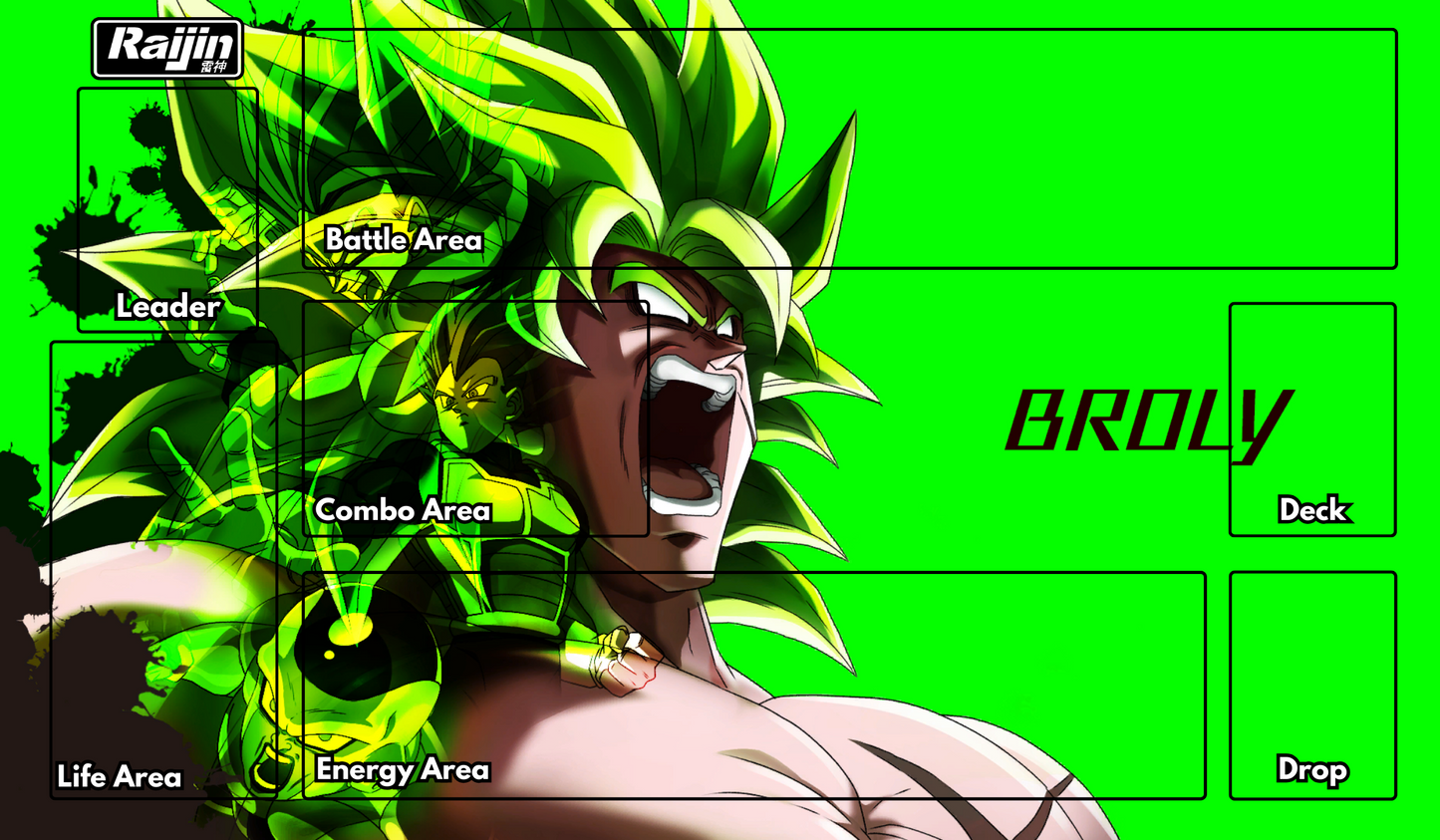 Playmat Dragon Ball Fusion World - Villain Theme: Broly – Loja do Raijin